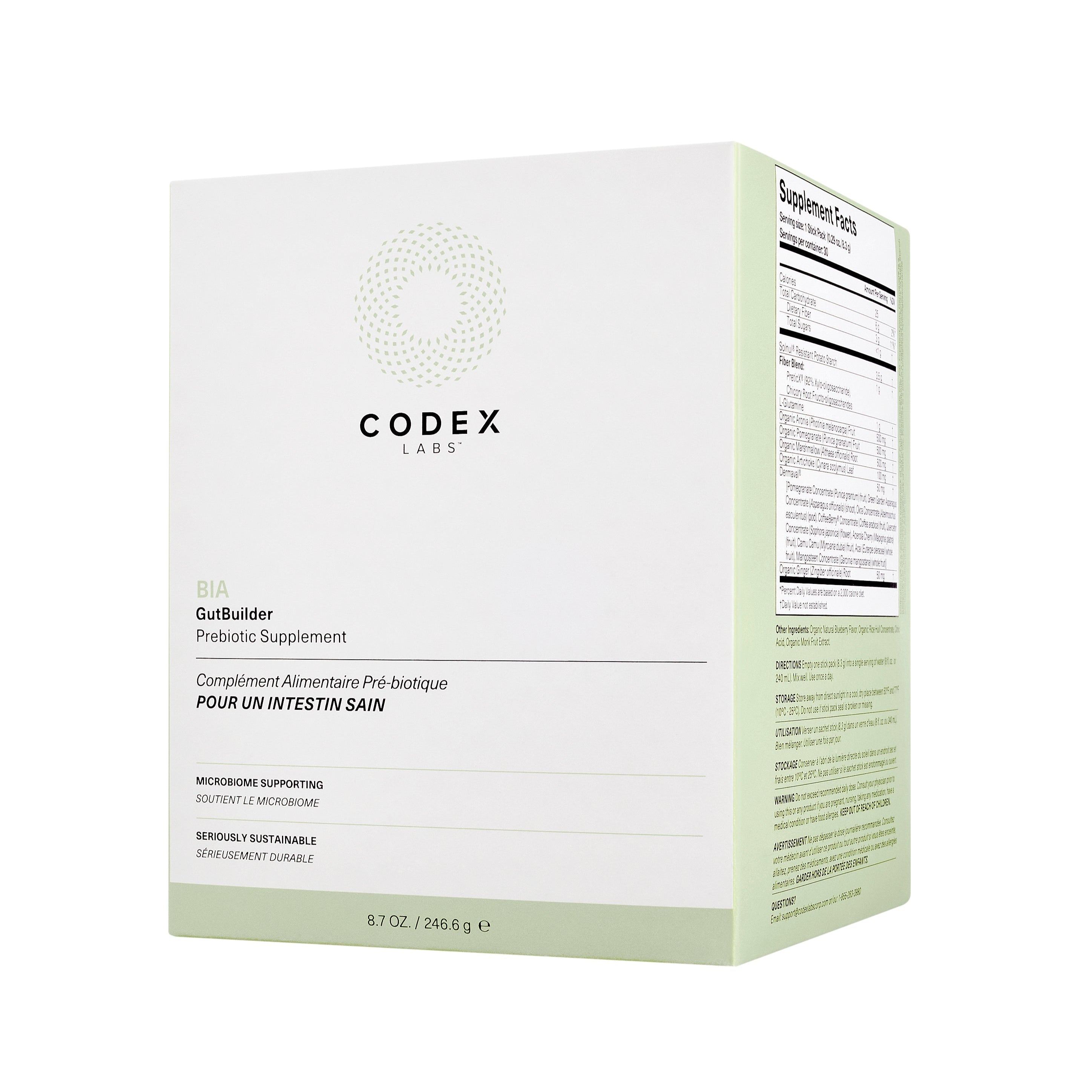 BIA GutBuilder Prebiotic Supplement | Codex Labs Corp – Codex Labs Wholesale
